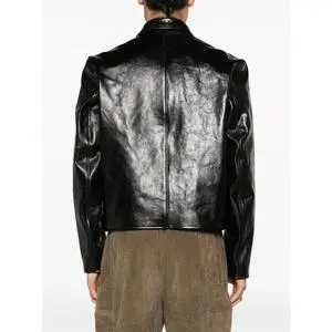 Our Legacy Leather Jacket - Black
