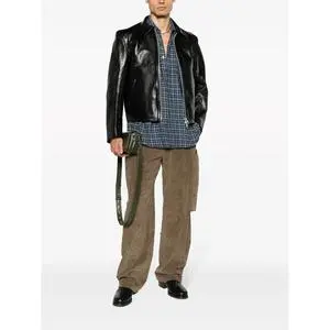 Our Legacy Leather Jacket - Black