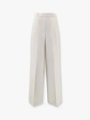 Dior Virgin Wool Trousers - Cream