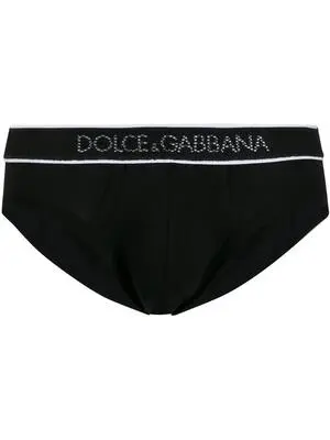 Dolce & Gabbana Briefs With Logo - Black