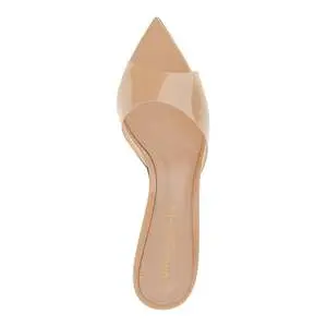 GIANVITO ROSSI Elle' Pvc Mules - Cream