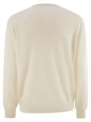 Brunello Cucinelli Cashmere Sweater - Cream