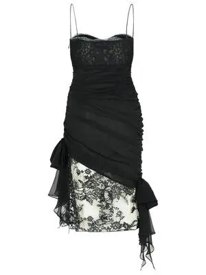 Alessandra Rich Silk Mini Dress