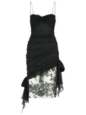 Alessandra Rich Silk Mini Dress