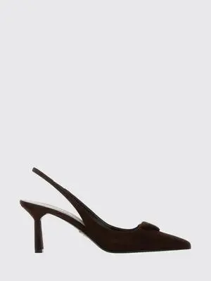 Prada Suede High Heel Shoes - Brown