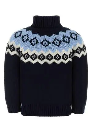 Prada Dark Wool Blend Sweater