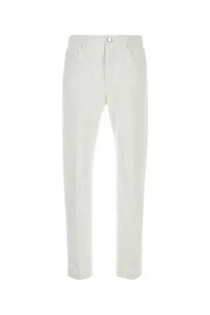 Fendi Cotton Denim Jeans - White