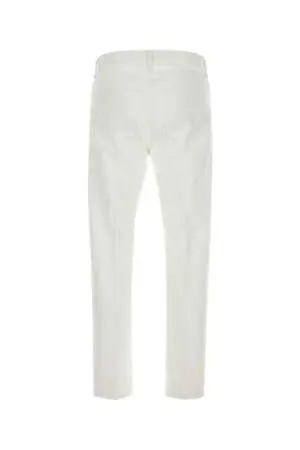 Fendi Cotton Denim Jeans - White