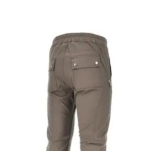 Rick Owens Stretch Cotton 'heizer' Cargo Pants - Gray