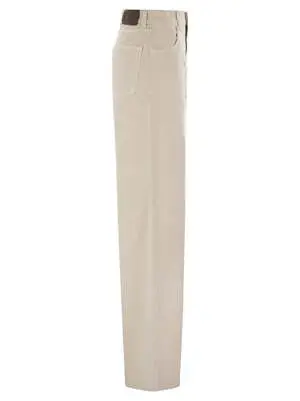 FAY 5-pocket Trousers In Stretch Cotton Drill