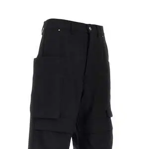 Rick Owens Wool Canvas 'stefan' Cargo Pants