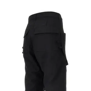 Rick Owens Wool Canvas 'stefan' Cargo Pants
