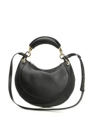 Chloé Banana Leather Shoulder Bag - Black