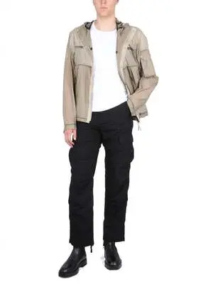 TEN C Giacc Combo Bonded Anorak - Cream