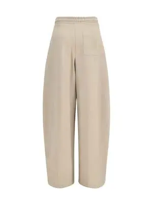 Max Mara Olmo Technical Cotton Jersey Pants - Cream