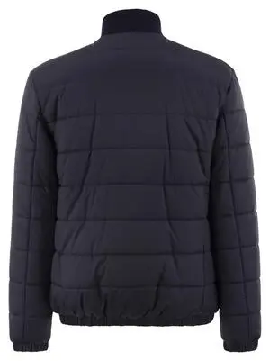 Kiton Technical Fabric Bomber Jacket