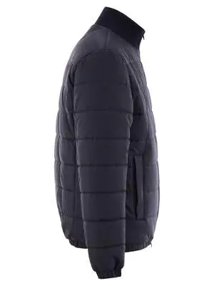 Kiton Technical Fabric Bomber Jacket