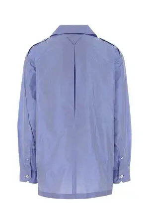 Prada Light- Taffeta Shirt - Blue