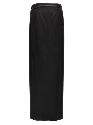 TOM FORD Silk Satin Wrap Skirt