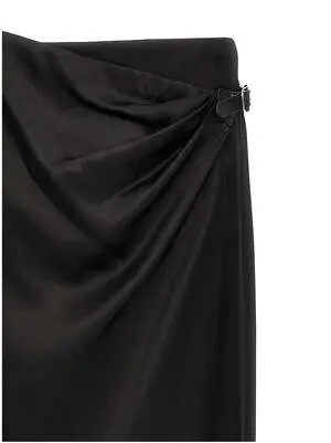 TOM FORD Silk Satin Wrap Skirt