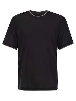 Brunello Cucinelli Silk And Cotton T-shirt