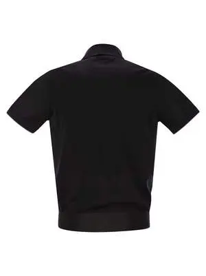 Brunello Cucinelli Lightweight Cotton Knit Polo Shirt