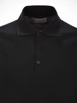 Brunello Cucinelli Lightweight Cotton Knit Polo Shirt