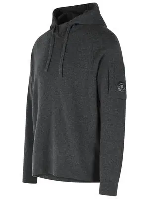C.P. COMPANY Grey Wool Blend Sweater