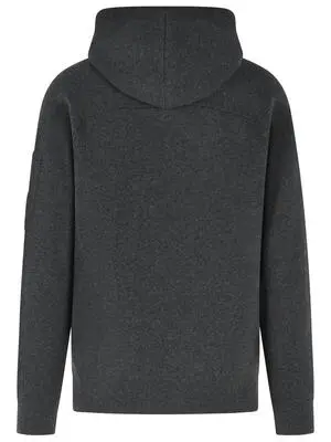 C.P. COMPANY Wool Blend Hoodie - Gray