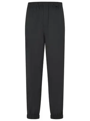 Moncler Technical Trousers In Elastic Fabric - Black
