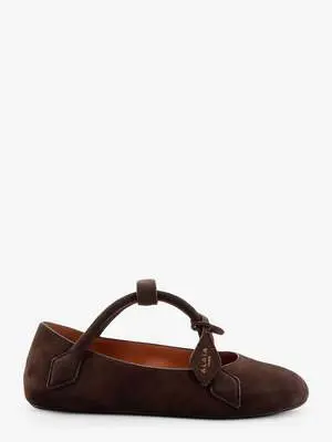 Alaïa Le Teckel Suede Ballet Flats - Multicolor
