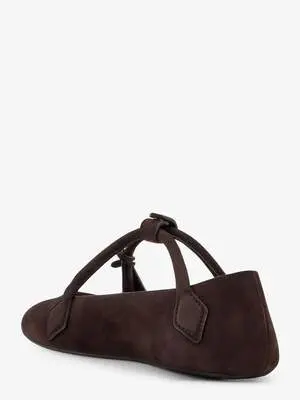 Alaïa Le Teckel Suede Ballet Flats - Multicolor