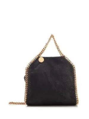 Stella McCartney Borsa Tote Micro Falabella - Black