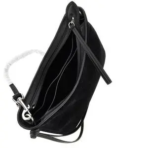 Phoebe Philo Leather Small 'gig' Shoulder Bag - Black