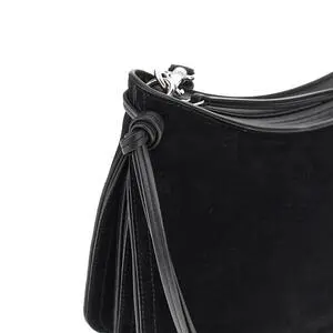 Phoebe Philo Leather Small 'gig' Shoulder Bag - Black