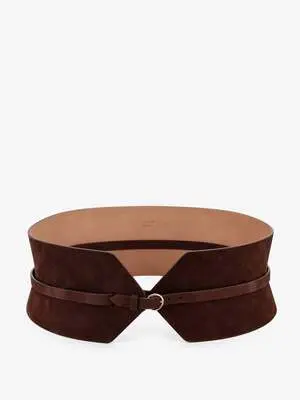 Alaïa Bustier Suede Belt