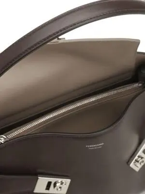 FERRAGAMO Hug Soft Shoulder Bag - Brown