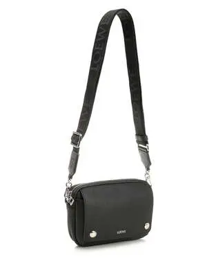 Loewe Messenger Pebble Bag - Black