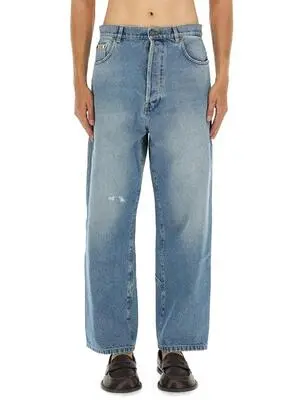 Moschino Cotton Denim Jeans - Blue