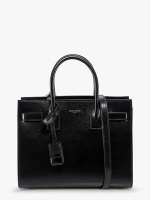 Saint Laurent Baby Sac De Jour Leather Handbag With Padlock - Multicolor