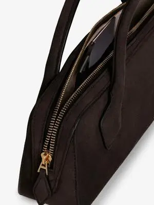 Alaïa Teckel Clutch Suede Handbag - Multicolor