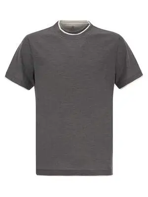 Brunello Cucinelli Silk And Cotton T-shirt