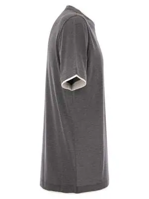 Brunello Cucinelli Silk And Cotton T-shirt
