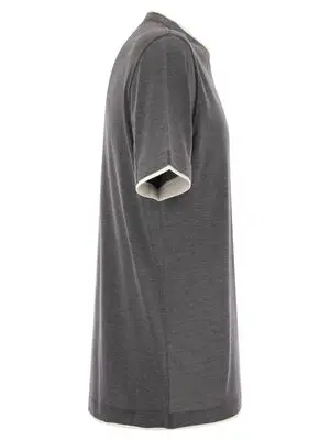 Brunello Cucinelli Silk And Cotton T-shirt