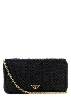 Prada Raffia Crossbody Bag