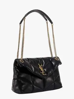 Saint Laurent Loulou Puffer Matelassé Leather Cross Body Bag - Multicolor