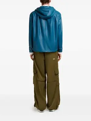 Marni Hooded Leather Jacket