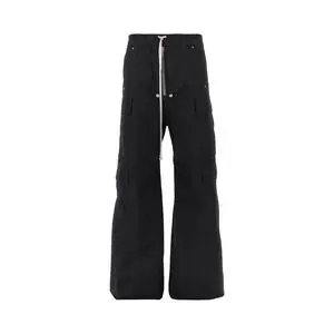 Rick Owens Cargobelas Stretch Cotton Pants - Black