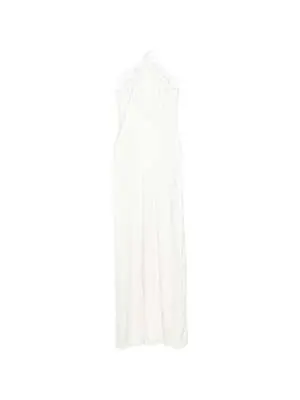 Oseree Long Dress - White