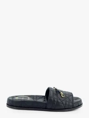 Dior Cannage Quilted Leather Sandals - Multicolor